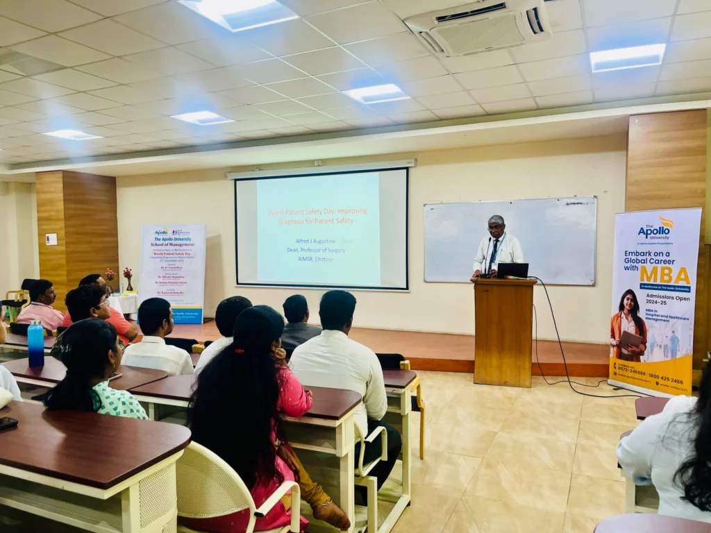 World Patient Safety Day 2024 Lecture at The Apollo University